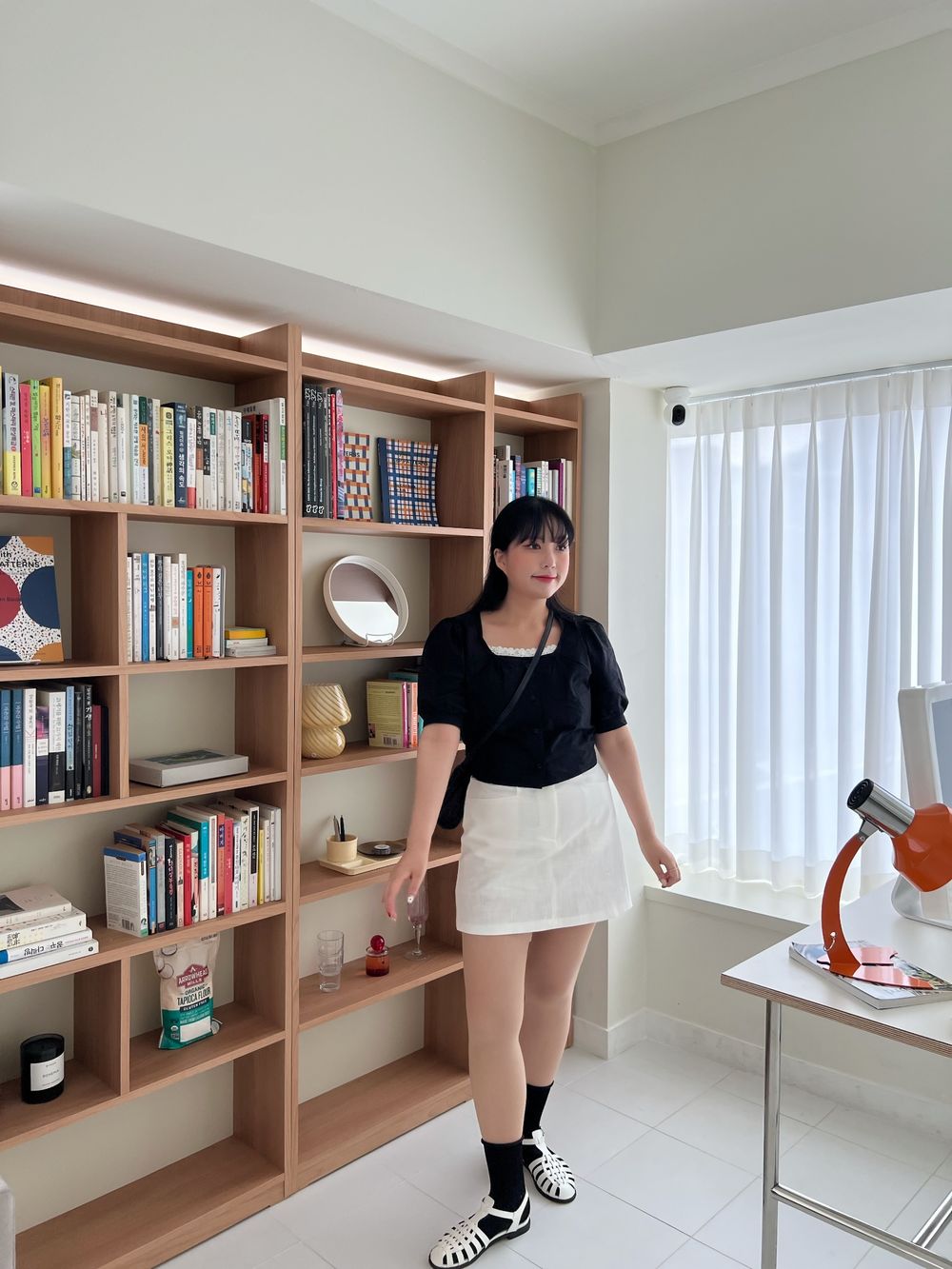 [made/2size] 베이직무드 V 레이어드 레이스나시 sleeveless 55사이즈 66사이즈 77사이즈 제작상품 빅사이즈나시